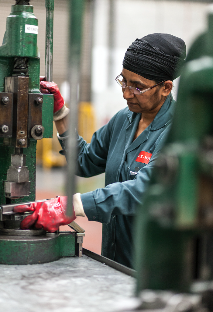 Lady Pressing - A E Harris Ltd